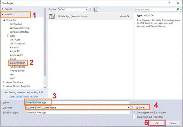 Xamarin.Forms 4.0 Collection View